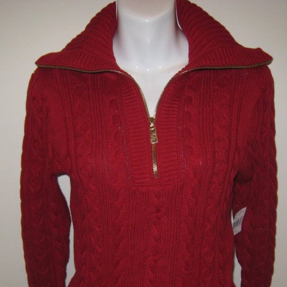 Lauren Ralph Lauren | Sweaters | New Lauren Ralph Lauren Womens Red ...